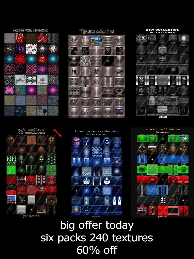 railings collection 25 textures for imvu