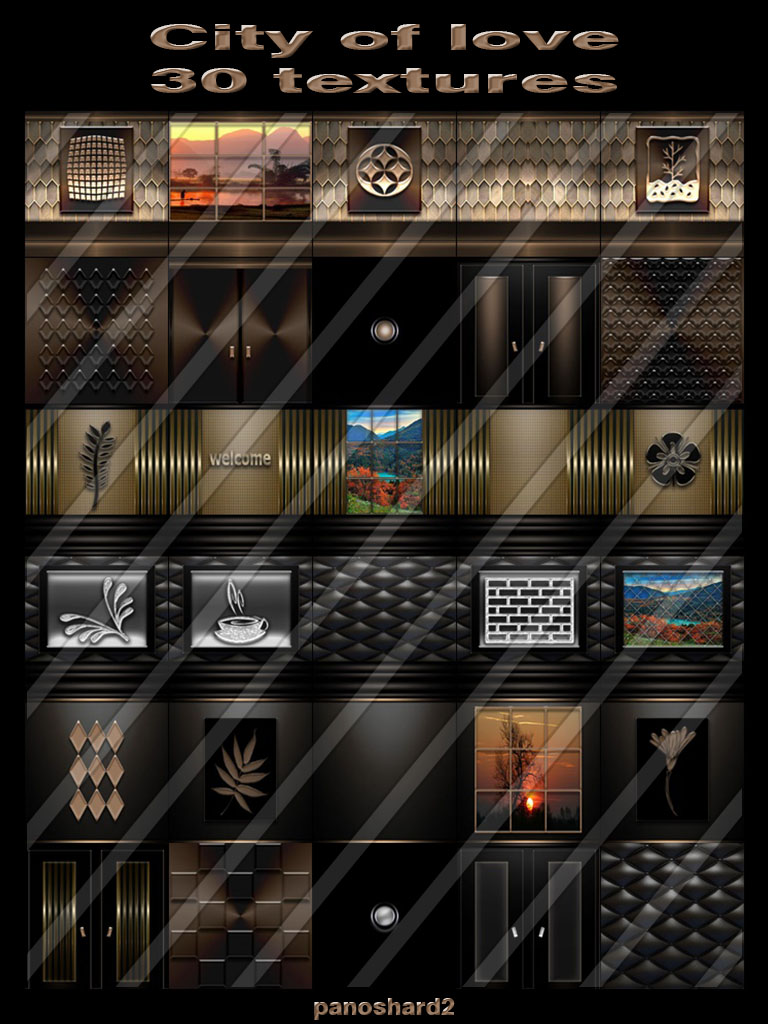wall decorations 30 textures for imvu