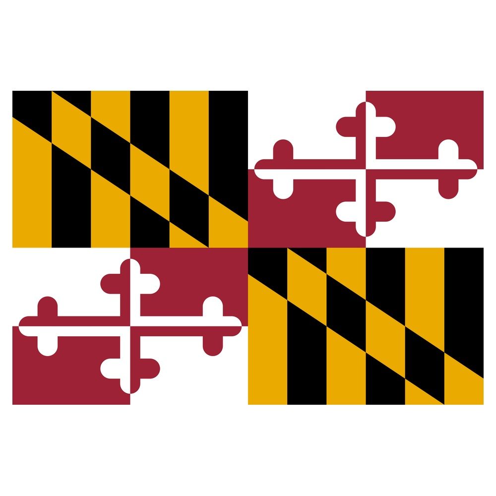 Maryland State Flag Iconic Design Files high res Professional design ...